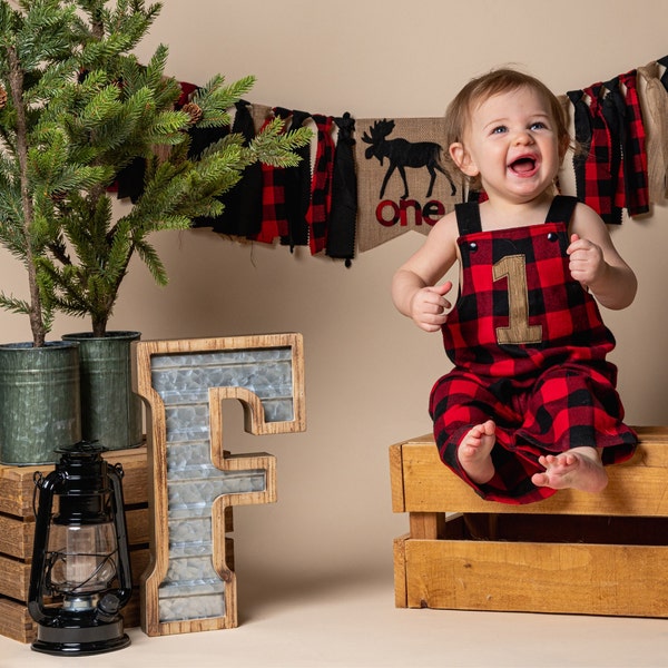Lumberjack First Birthday Outfit, Lumberjack 1st or 2nd Birthday ...