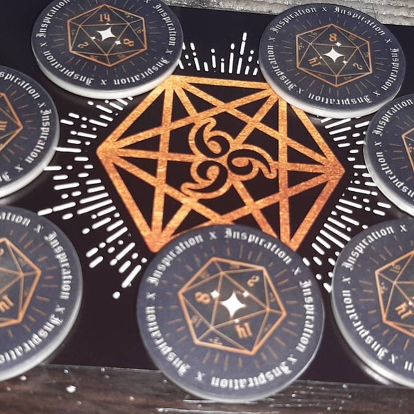 D&D Inspiration Tokens Dungeons and Dragons Inspiration Tokens, Dnd ...