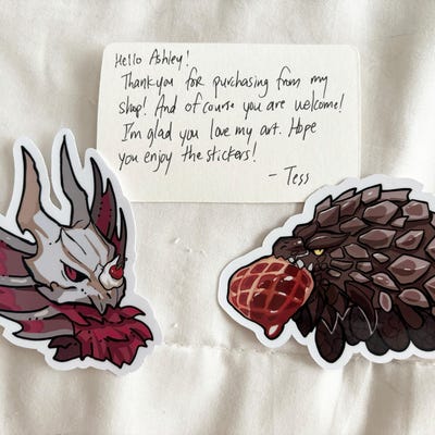 Monster Hunter Tofu Mizutsune Vinyl Sticker - Etsy