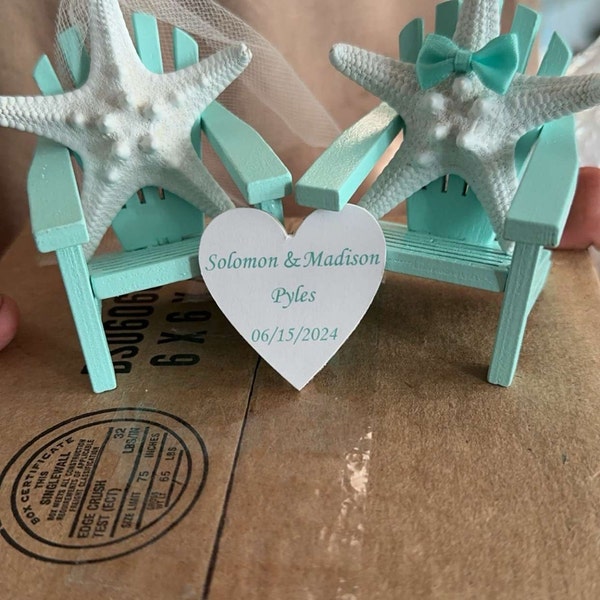 Beach Theme Wedding Cake Topper, Shell Coral Starfish Pearl Wedding ...