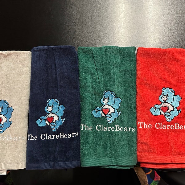 Personalized Football Towels, Team Towels, One Towel, Free Shipping, - Etsy