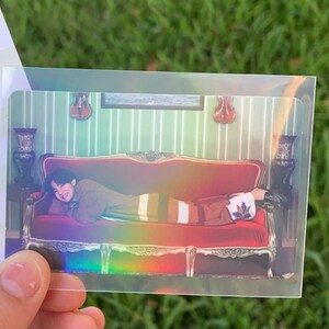 Rainbow Effect Holographic Card Sleeves Card Protector 50pcs | Etsy UK