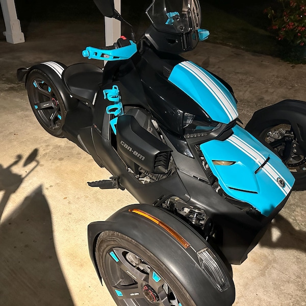 Hood Panel Decals Name Decals Ryker Motorcycle Custom Vinyl Decal ...