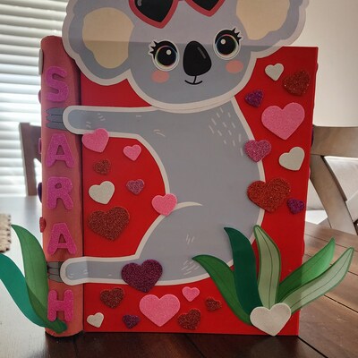 Koala Printable Box Kit for Valentine's Day - Etsy
