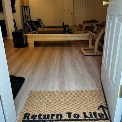 Return to Life Pilates Welcome Mat Joseph Pilates Joe Pilates Pilates ...