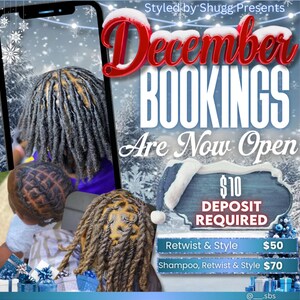 December Booking Flyer , Holiday Booking Flyer, Book Now Flyer ...