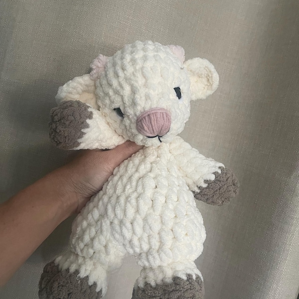 Crochet Baby Goat Lovey Pattern – Greta, No-sew Amigurumi (PDF Pattern ...