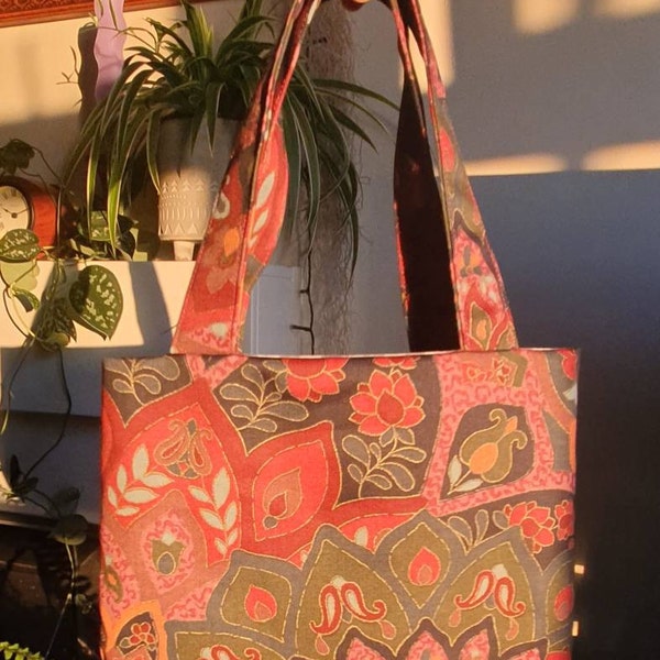 3 Sizes Oval Tote Bag | PDF Sewing Patterns With Tutorial | Small ...