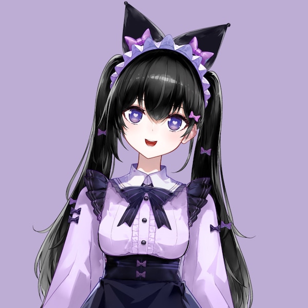 Updatedcustomizable Vtuber/premade Live 2D Vtuber Model Cute Fox/cat ...