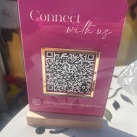 Mini QR Display Sign - Etsy
