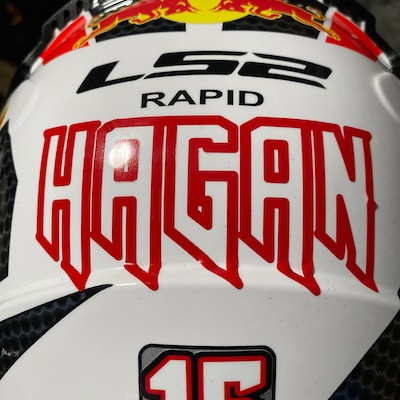 Personalized Bike Helmet Decals Decals for Helmet MTB Helmet Decals ...
