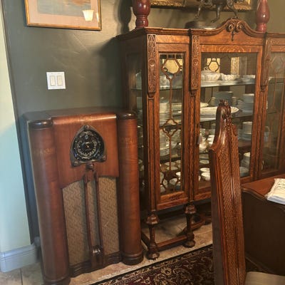 Restored 1938 Western Air Patrol AM/SW/MP3 Radio, Bluetooth Option, Art ...