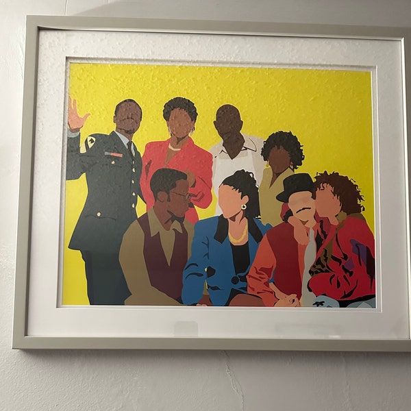 A Different World Art Print Poster- 90's TV Classic TV Show Print ...