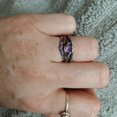 Handmade Silver Lotus Ring Chic Floral Design, Nature-inspired Jewelry, Unique Gift for All ...