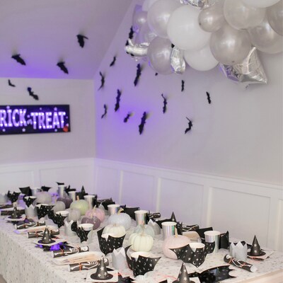 Black Bat Confetti Bat Confetti Halloween Confetti Halloween Party ...