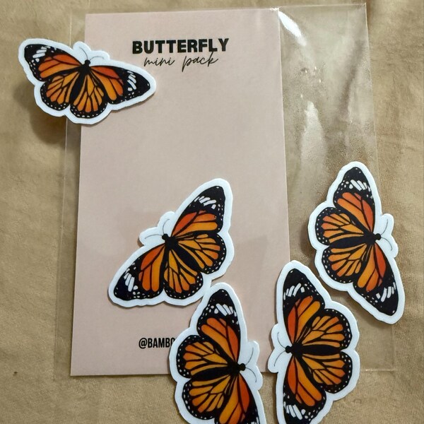 Monarch Butterfly Mini Pack, Vinyl Matte - Etsy
