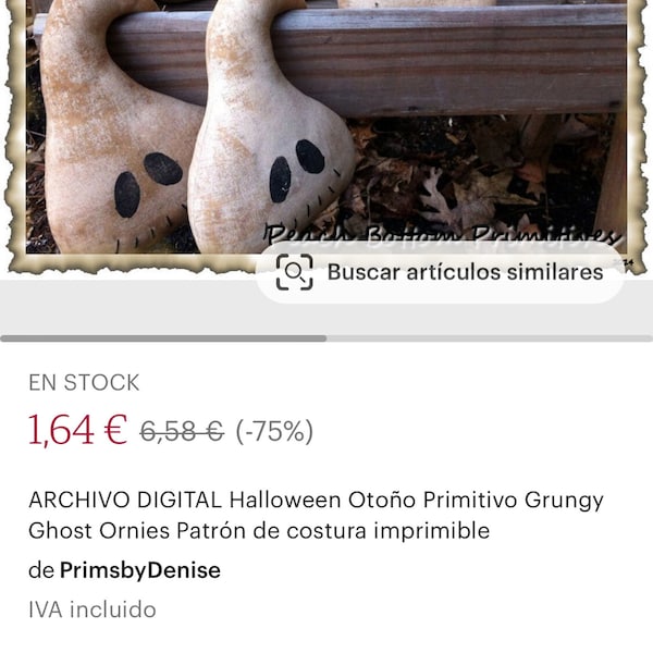 DIGITAL FILE Halloween Fall Primitive Grungy Ghost Ornies Printable ...