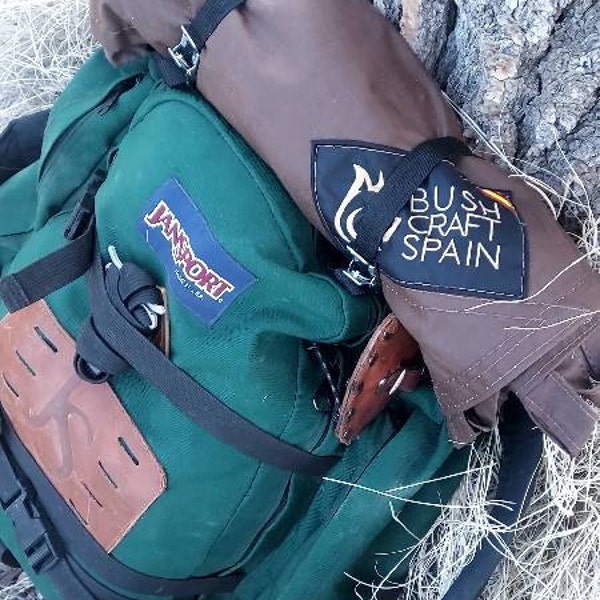 Artisanal Bushcraft Oilskin Tarp- Handmade Waxed Cotton Canvas Nessmuk ...