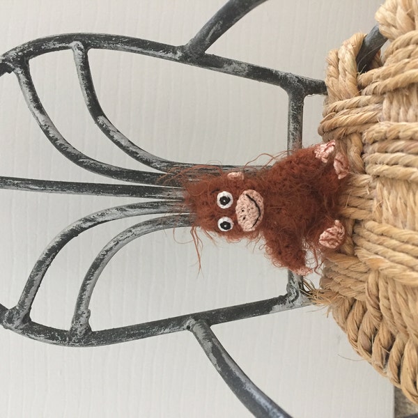Extremely Micro Gecko - Tiny Crochet Lizard Miniature Terrarium Animals ...