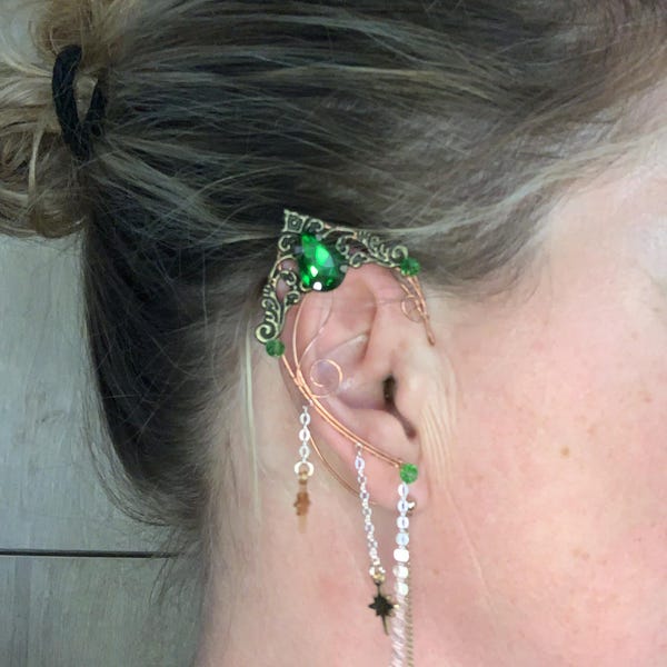 Elf Ears | Elf Ears Earrings | Elf Ears Jewelry | Elf Ears Cosplay | Elf Ears Cuff | Wire Elf ...