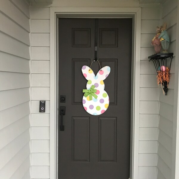 Easter Peeps Door Hanger Easter Door Hanger Bunny Door Hanger Rabbit ...