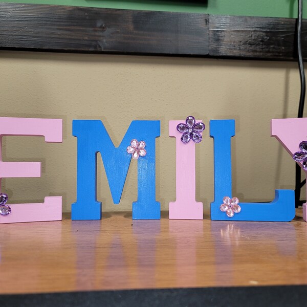 Gamer Wall Letters, Video Game Wooden Name Sign, Gaming Kids Room Decor ...