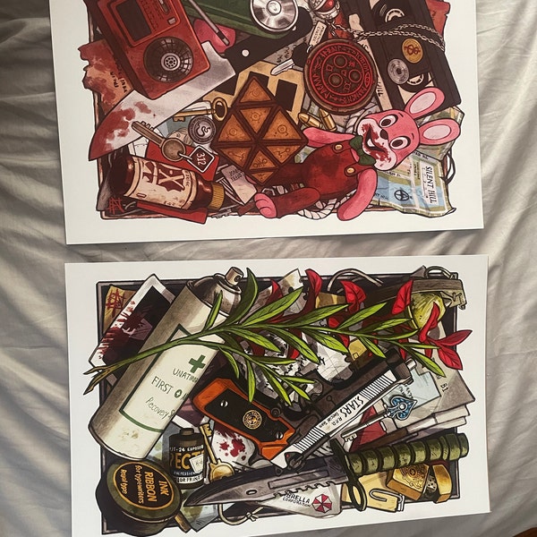 RPD Item Box - 11x17" Resident Evil Art Print Poster - Etsy