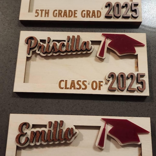 Personalized 5th Grade Graduation Money Holder, Elementary School ...