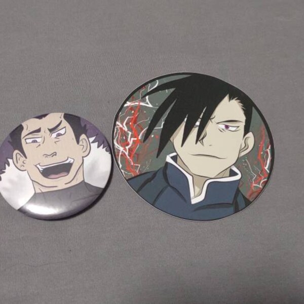 Saiki K. 1 Inch Anime Pin Back Buttons WITH FREE STICKER - Etsy
