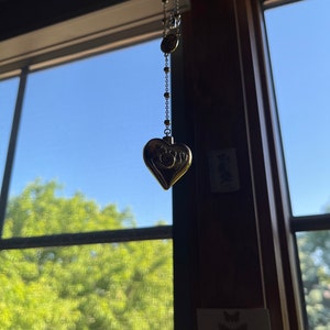 LDR Style Heart Necklace/rosary 3.0 Silver | Etsy