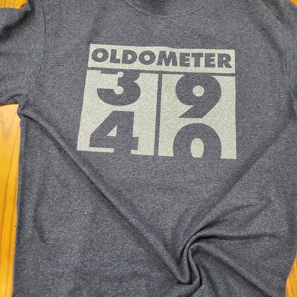 Oldometer SVG, 40th Birthday Svg, Birthday Humor, Oldometer Shirt, 40th ...