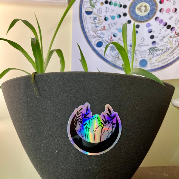 Cottagecore Mushroom Clear Sticker, Nature Inspired Sticker, Magical ...