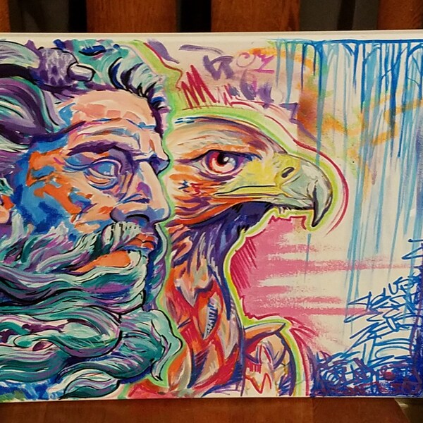 John Candy Mixed Media Painting on Re-used Skateboard. - Etsy