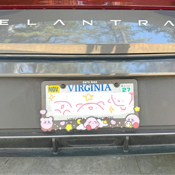 Dreamy Poyo Cute License Plate Frame - Etsy