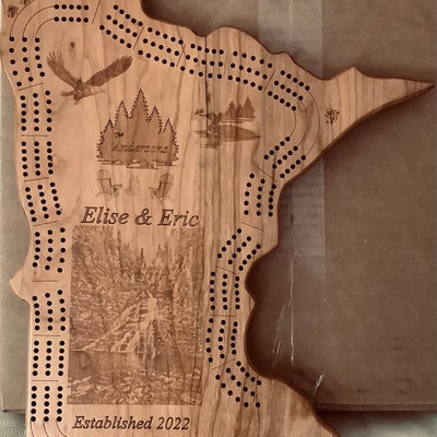 Personalized Cross Cribbage Board Wedding-themed - Etsy