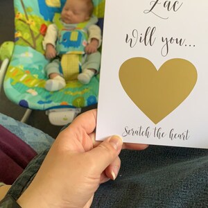 Will You Be My Guide Parent Card, Guide Parent Scratch Card, Scratch ...