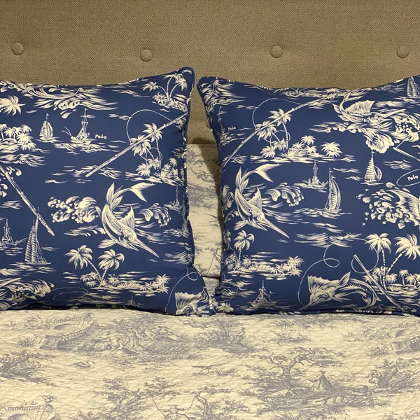 Printed Cotton Fabric, Sundance Clamshell in Aqua Cotton Fabric Riley ...