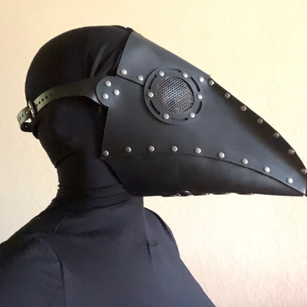 Custom Leather Plague Doctor Mask - Made to Order - Etsy