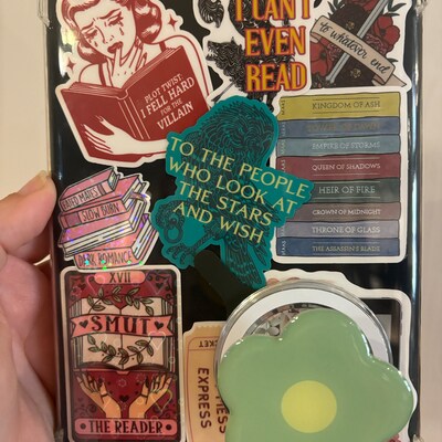 By You I Am Forever Undone, Kindle Stickers, Bookish Stickers, Book ...