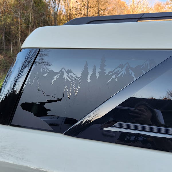 Fits 2010-2024 Toyota 4runner Rear Side Windows Topography Topo ...