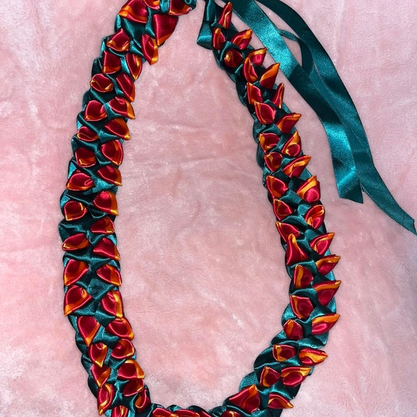 Samoan Ula Fala Inspired Ribbon Lei - Etsy