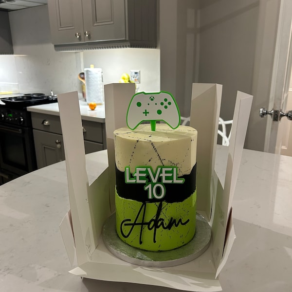 Gaming Cake Topper / Personalised Gamer Birthday Topper / Game ...