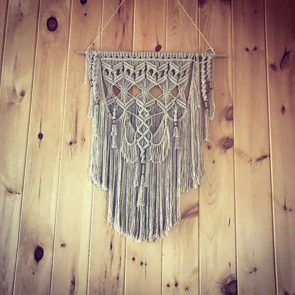 DIY Macrame Wall Hanging PATTERN, Macrame Pattern PDF, Digital Macrame ...