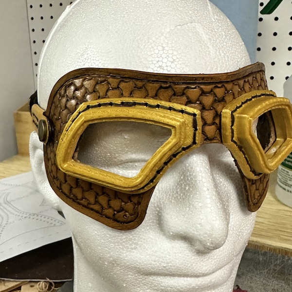 Leather Aviator Goggles Pattern: DIY Cosplay PDF (instant Download) - Etsy