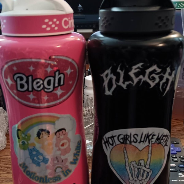 Blegh Holographic Vinyl Sticker - Etsy