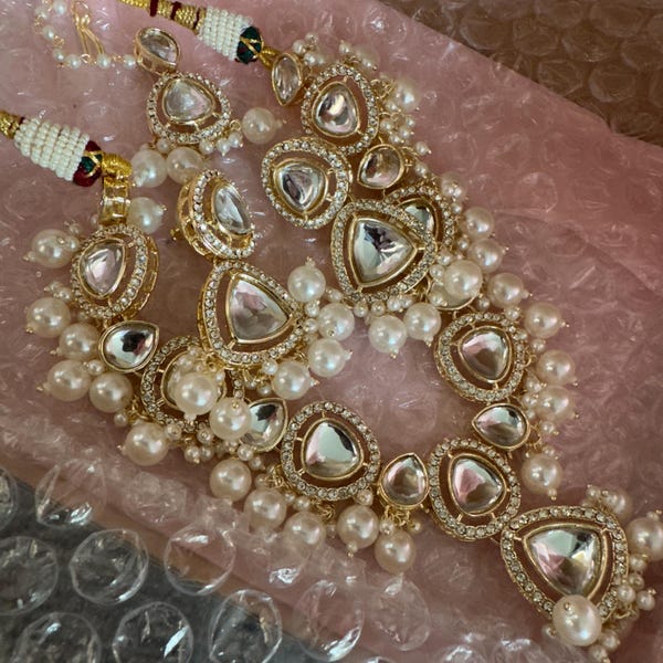 Antique Gold Pearl Belly Chain/bridal Belly Chain/vaddanam/kamarpatta ...