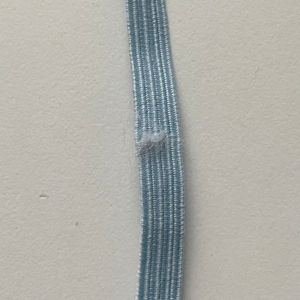 1/4 Inch (6mm) COLORED Braided Skinny Flat Elastic Sold by the Yard 1 ...