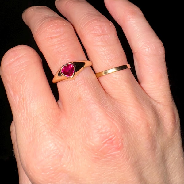 14k Solid Gold Drop Necklace, Gold Minimalist Necklace, Tiny Drop Charm ...