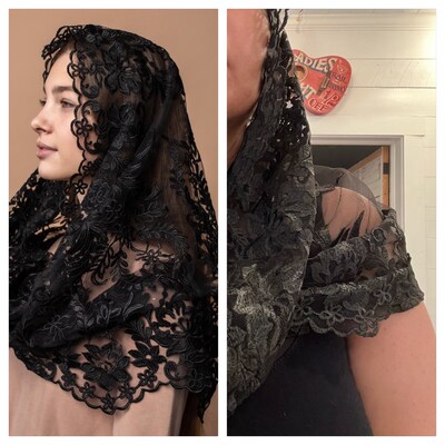 NEW Yellow Mass Veil Long Veil Mantilla Faith Head - Etsy