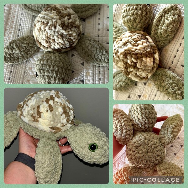 Fred the Sea Turtle | Crochet Pattern | PDF Download | Includes Follow ...